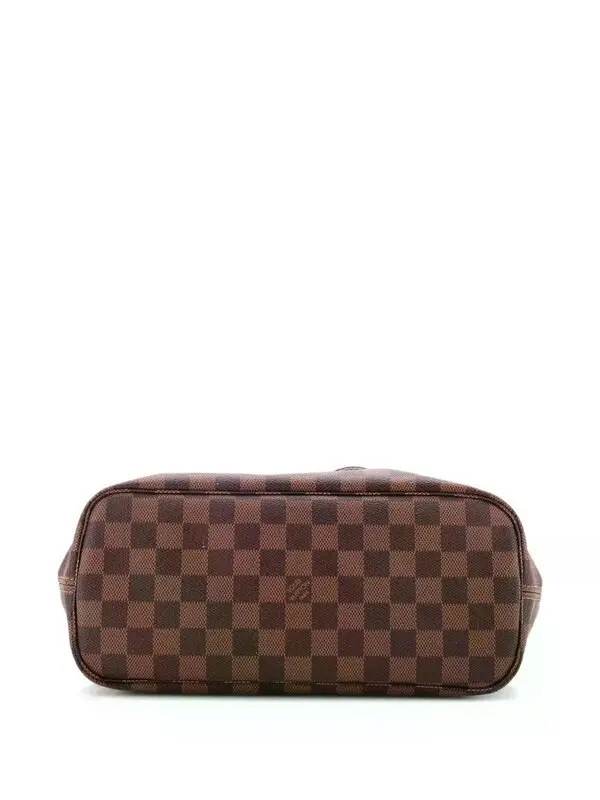 LOUIS VUITTON Neverfull Damier Pm Tote Bag - Brown