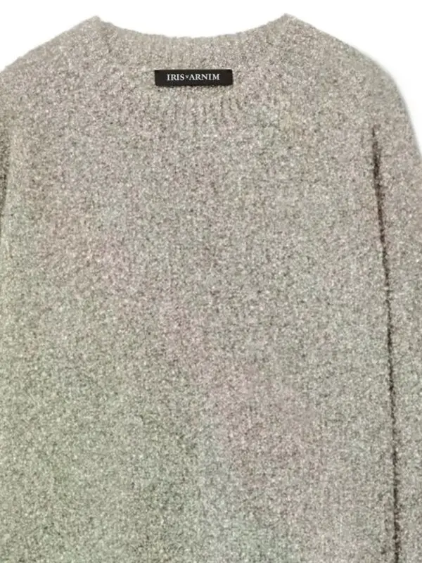 Iris Von Arnim Long Sleeve Crew Neck Sweater