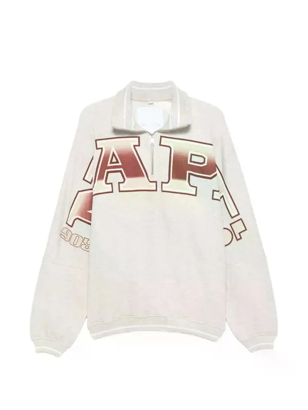 NAPAPIJRI Collared Sweatshirt With Zip Closure