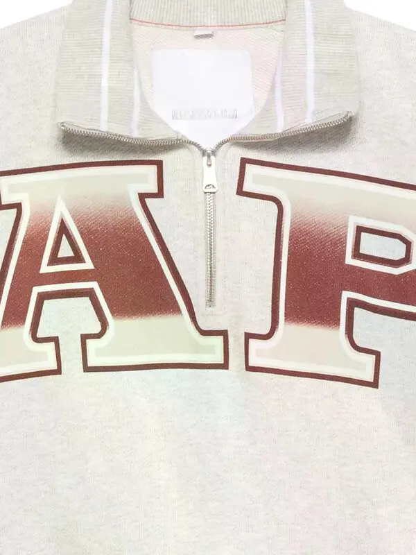 NAPAPIJRI Collared Sweatshirt With Zip Closure