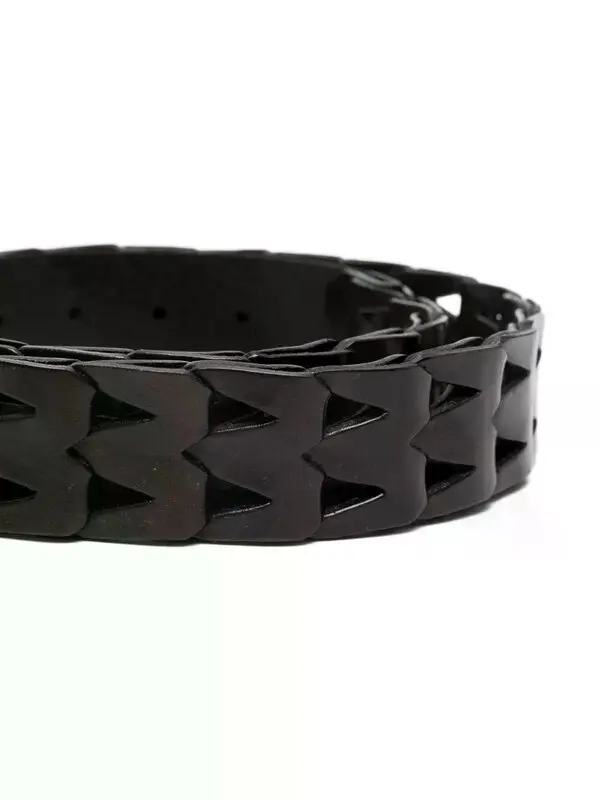 P.a.r.o.s.h Cut-out Detail Leather Belt