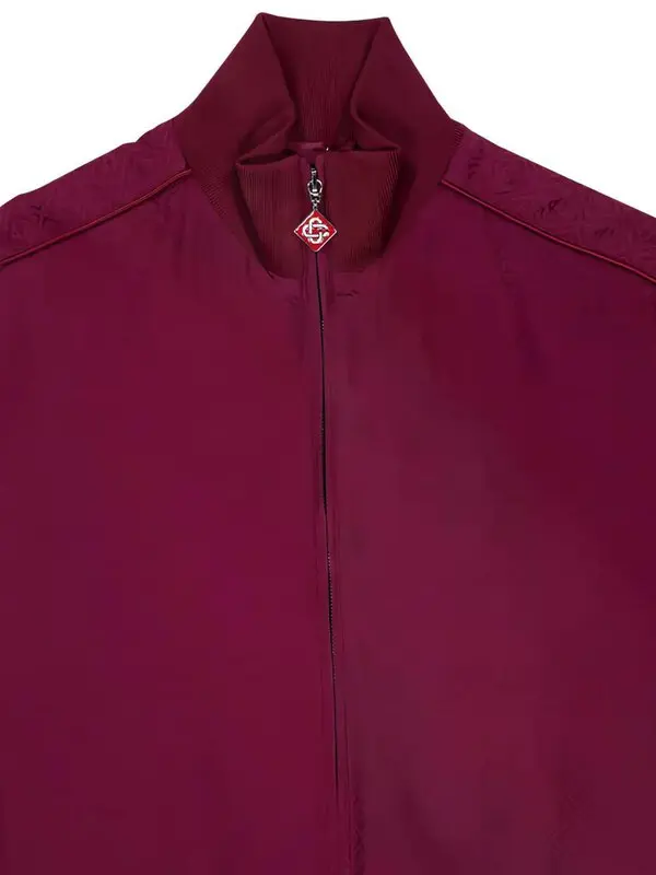 Casablanca Monogram Zip-up Sweatshirt