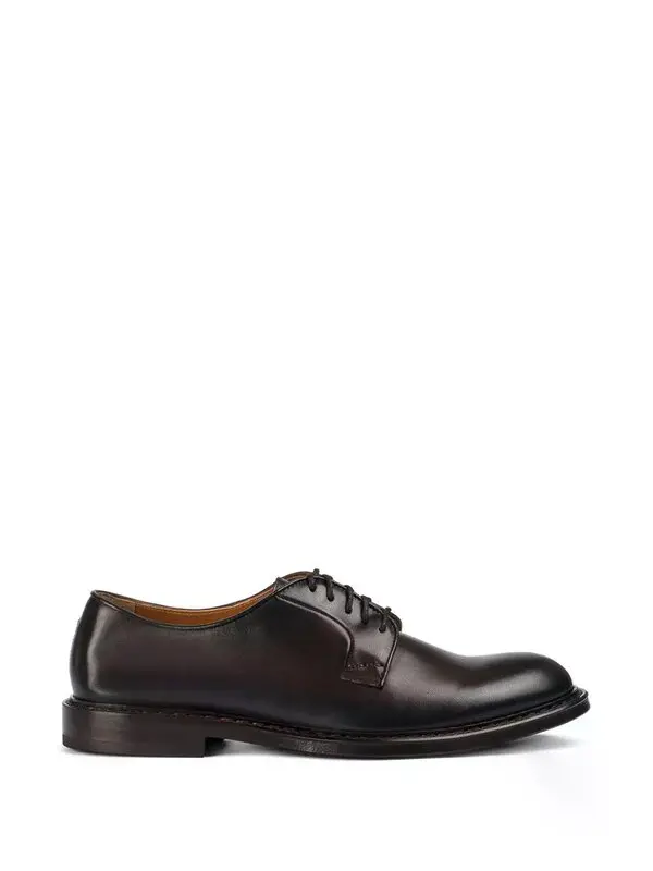 DOUCAL'S Leather Lace-up Derby Shoes