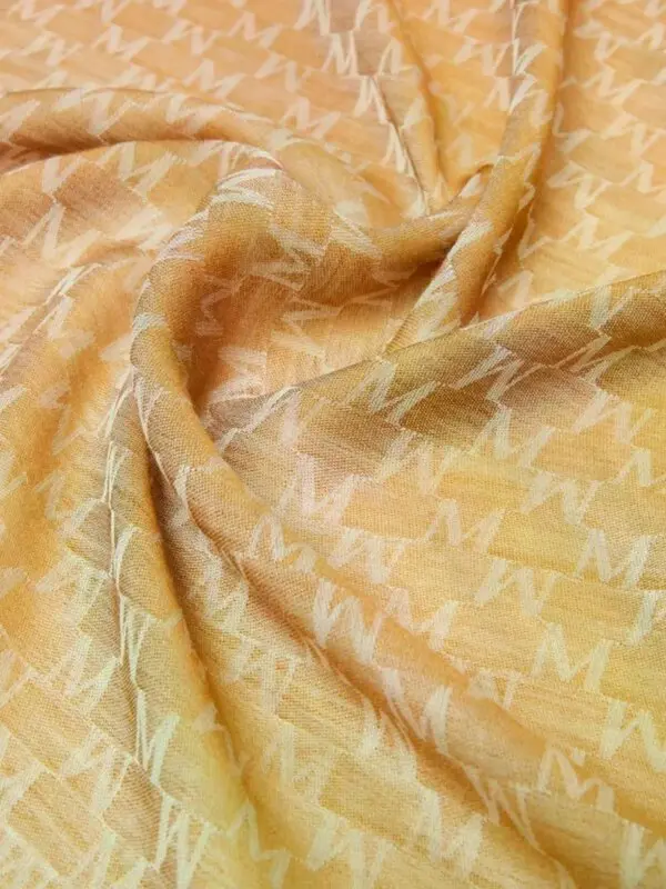 Max Mara Monogram Scarf - Brown