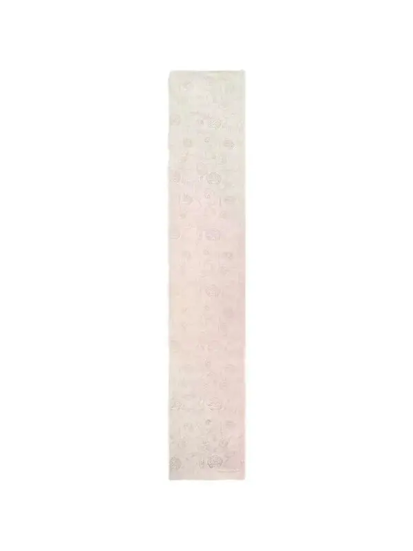 Shanghai Tang Tang Patterned Silk Scarf - Neutrals