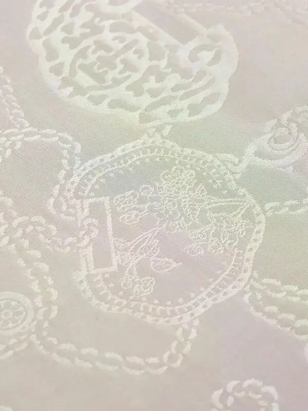 Shanghai Tang Tang Patterned Silk Scarf - Neutrals