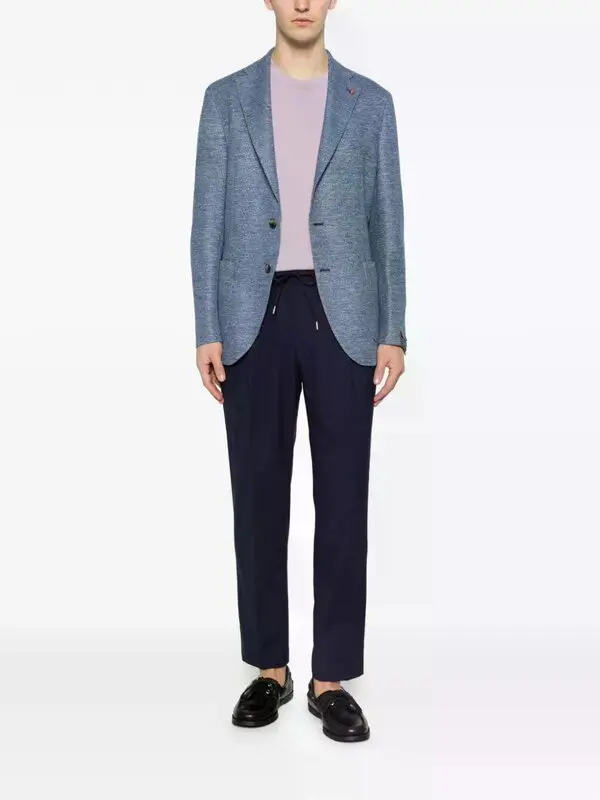 BRIGLIA 1949 Drawstring Trousers - Blue