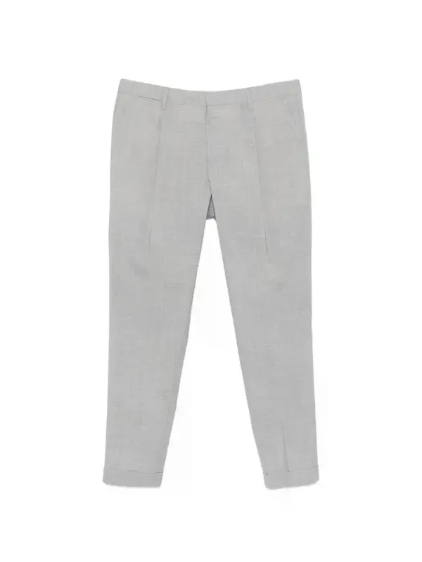 BRIGLIA 1949 Tiberios Pleated Trousers Light - Grey