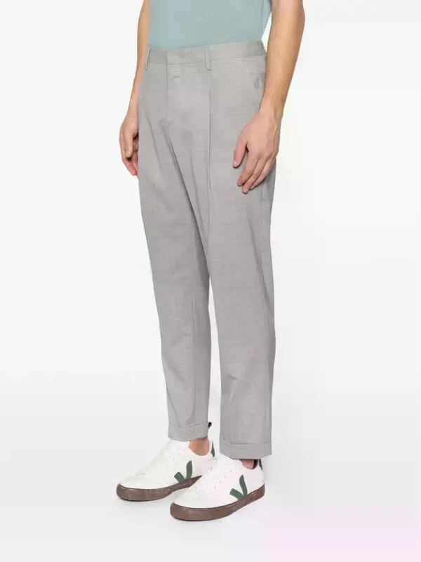 BRIGLIA 1949 Tiberios Pleated Trousers Light - Grey