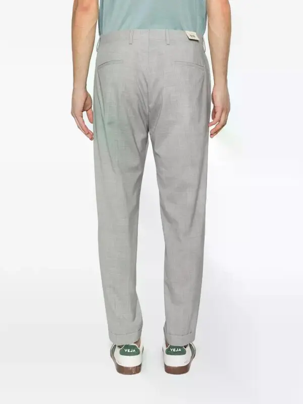 BRIGLIA 1949 Tiberios Pleated Trousers Light - Grey