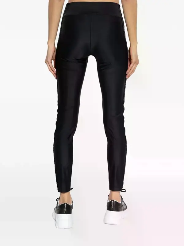 Versace Logo-tape Leggings