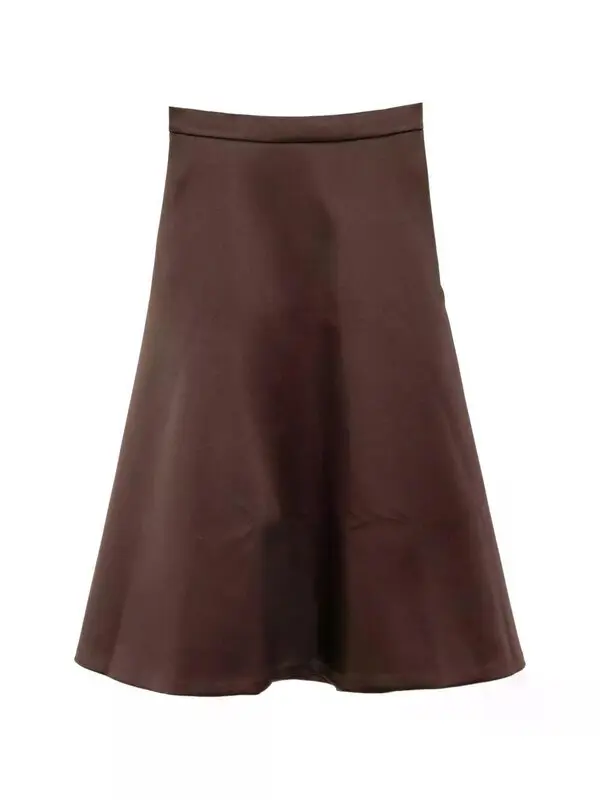 RÓHE Satin Midi Skirt