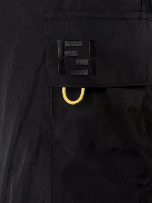 Fendi Cargo Trousers With Logo Detail