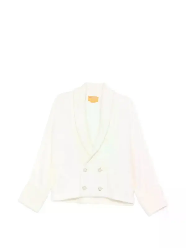 Guest In Residence Double-breasted Cashmere Cardigan - Neutrals