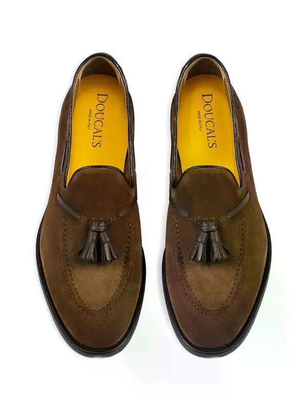 DOUCAL'S Suede Tassel Loafers