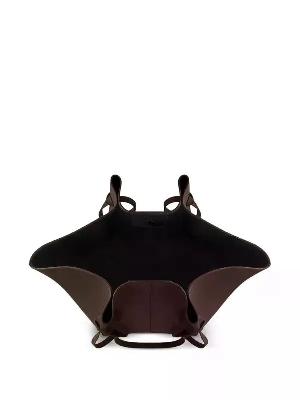Yuzefi Xl Mochi Leather Shoulder Bag - Brown