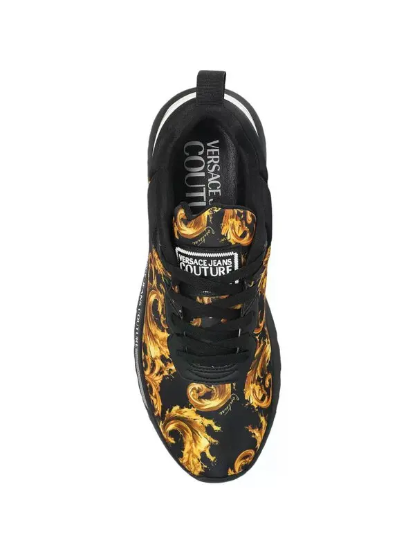 Versace Baroque-pattern Sneakers