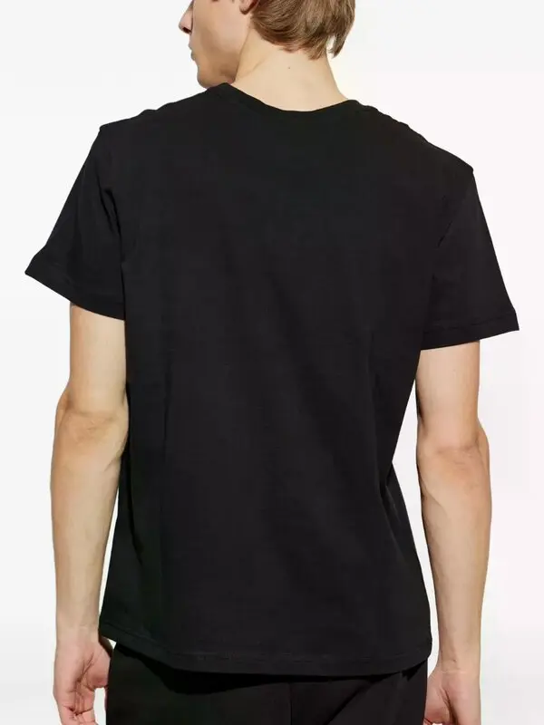 Versace Logo-patch T-shirt - Black