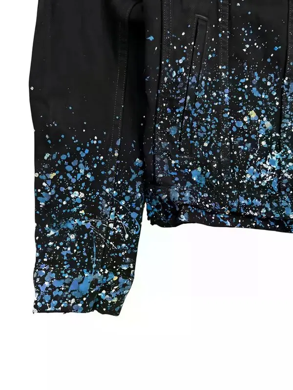 Amiri Crystal Embellished Trucker Jacket