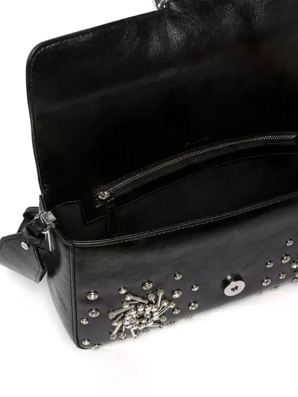Pinko Love Birds Embellished Shoulder Bag