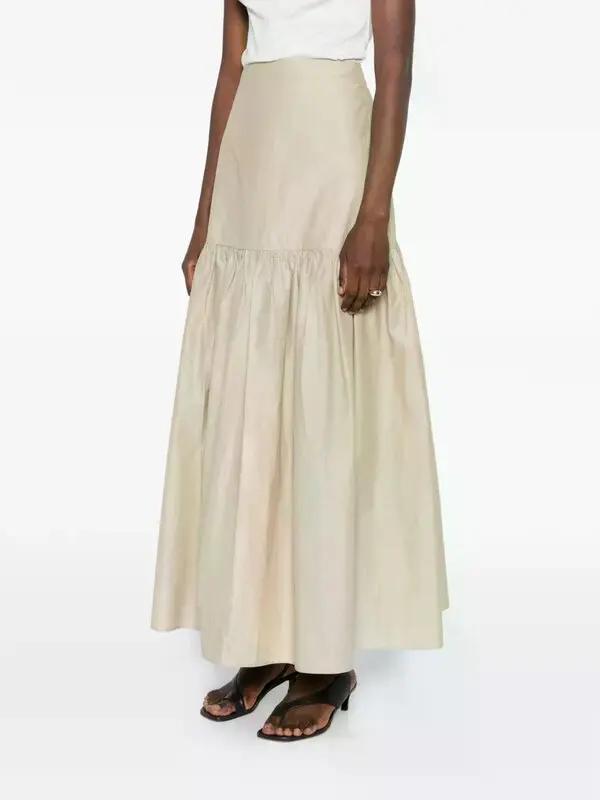 RUOHAN Sedge Aira Ruffled Maxi Skirt
