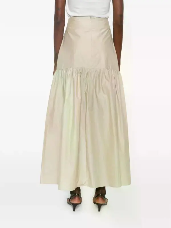 RUOHAN Sedge Aira Ruffled Maxi Skirt