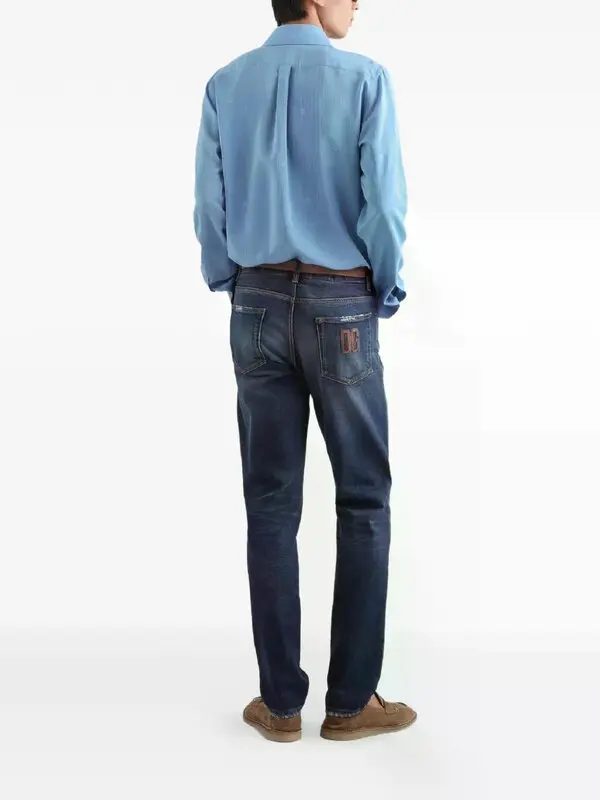 Dolce & Gabbana Logo-patch Jeans
