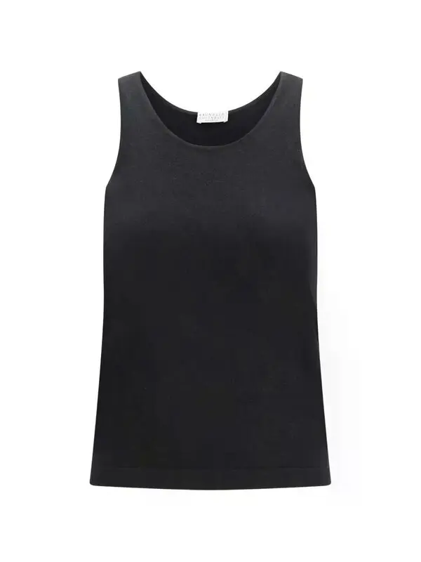 Brunello Cucinelli Sleeveless Scoop Neck Top