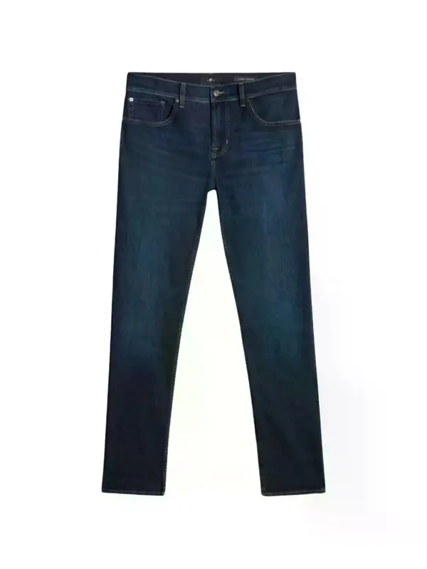 7 For All Mankind Skinny Fit Denim Jeans - Blue
