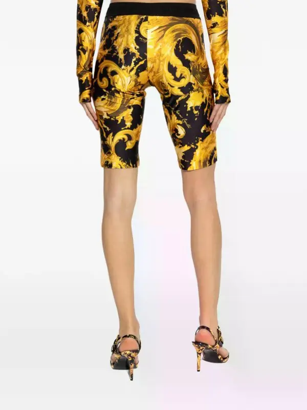 Versace Baroque-printed Legging Shorts