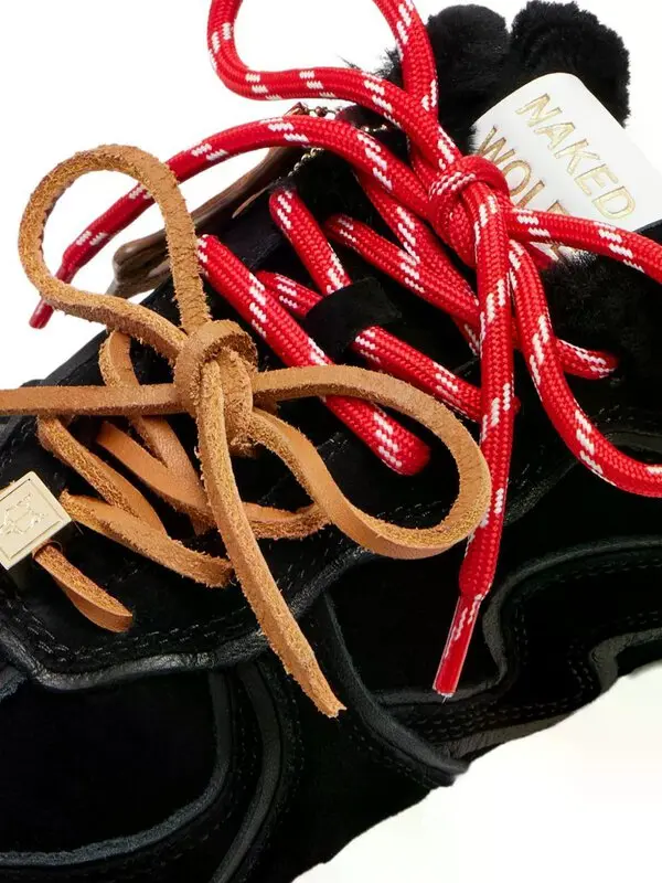 NAKED WOLFE Adorn Lace-up Sneakers - Black