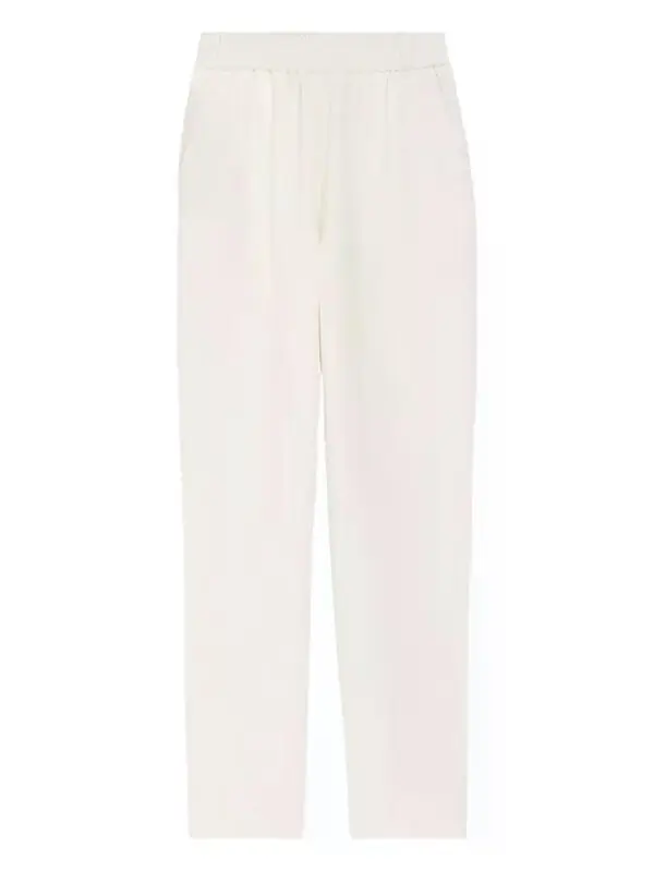 AMI Paris Blended Linen Elasticated Waist Trousers