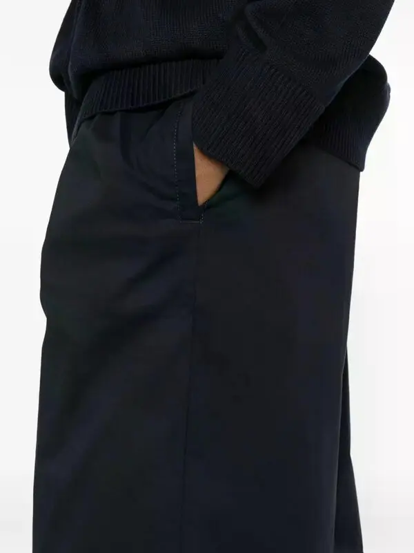 Aspesi Elasticated Wide-leg Trousers