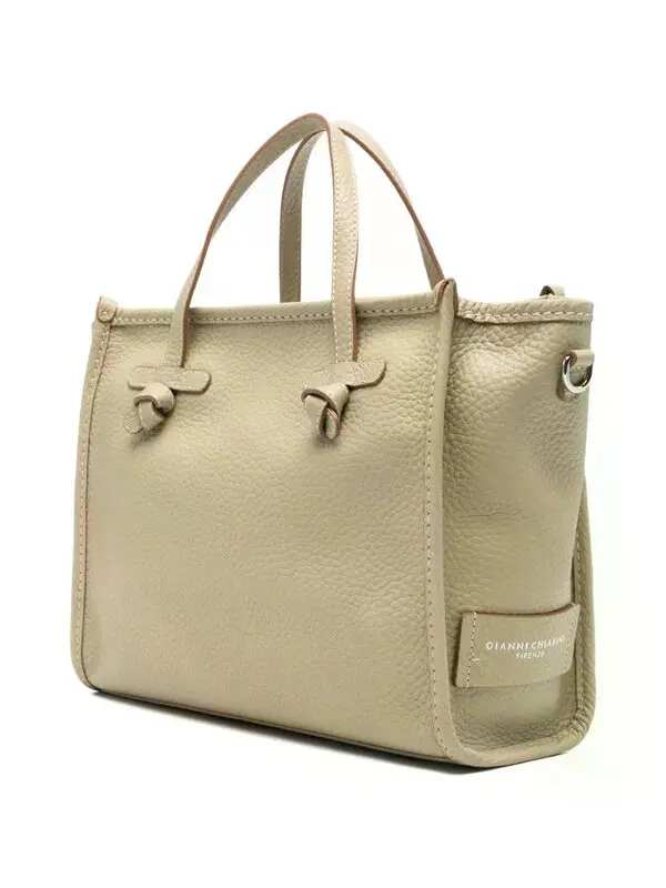 GIANNI CHIARINI Miss Marcella 32 Leather Tote Bag - Neutrals