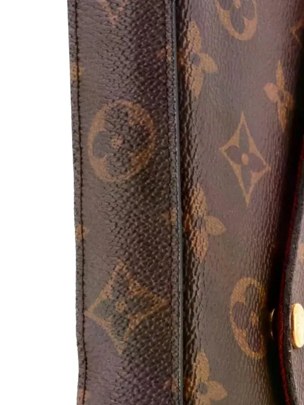 LOUIS VUITTON Felicie Pochette Monogram Canvas Crossbody Bag - Brown