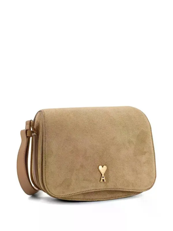 AMI Paris Heart-motif Shoulder Bag - Neutrals