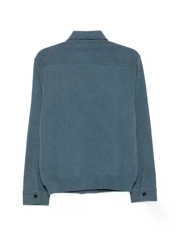 LARDINI Buttoned Cotton Jacket With Pockets