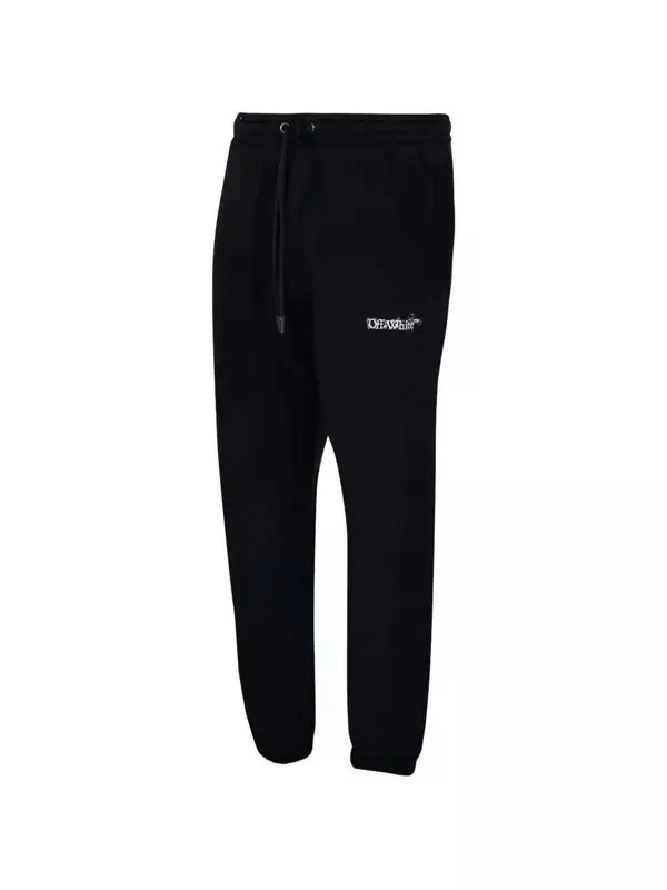 Off-White Arrow Drawstring Track Pants - Black
