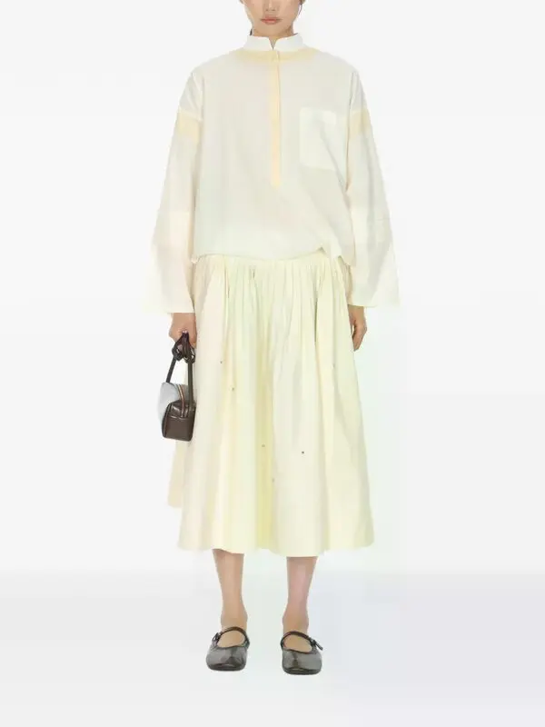 SAMUEL GUÌ YANG Box Pocket Panelled Blouse