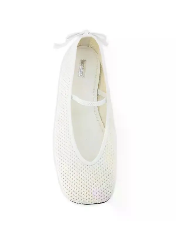 NODALETO Bulla Node Crochet Strap Ballet Flats