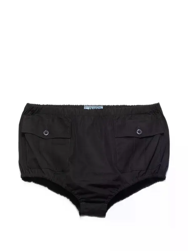 Prada Poplin Boy Shorts - Black