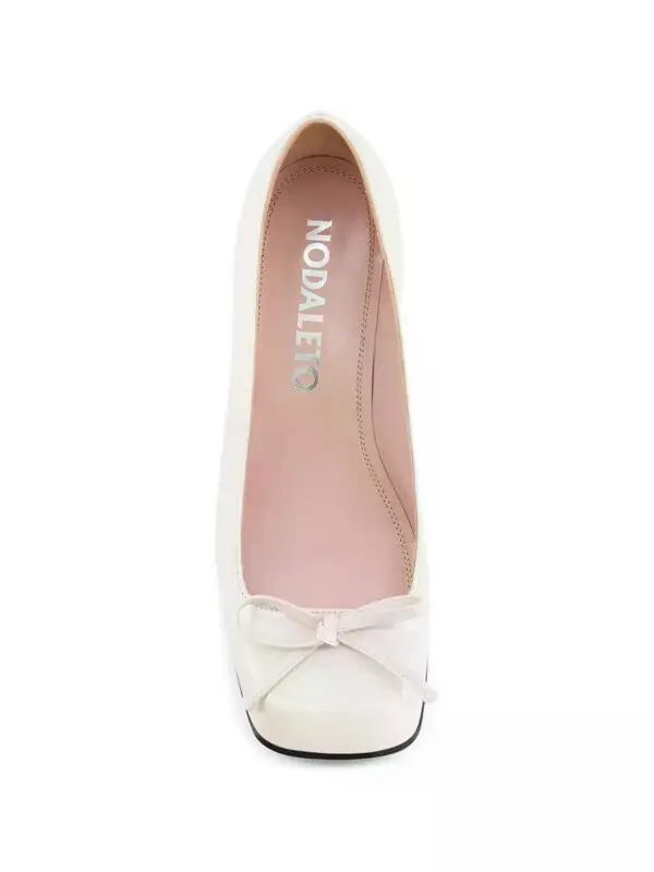 NODALETO Node Bow Bulla Pumps - White