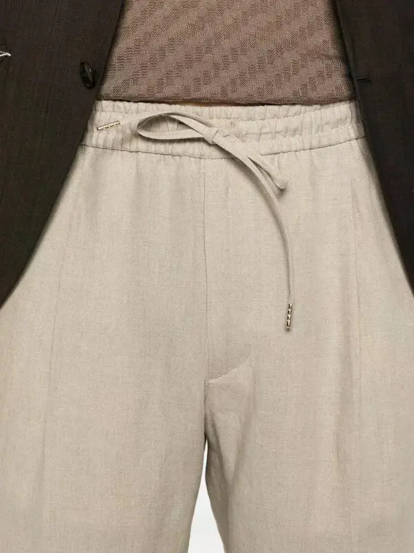 BRIGLIA 1949 Drawstring Pleated Trousers