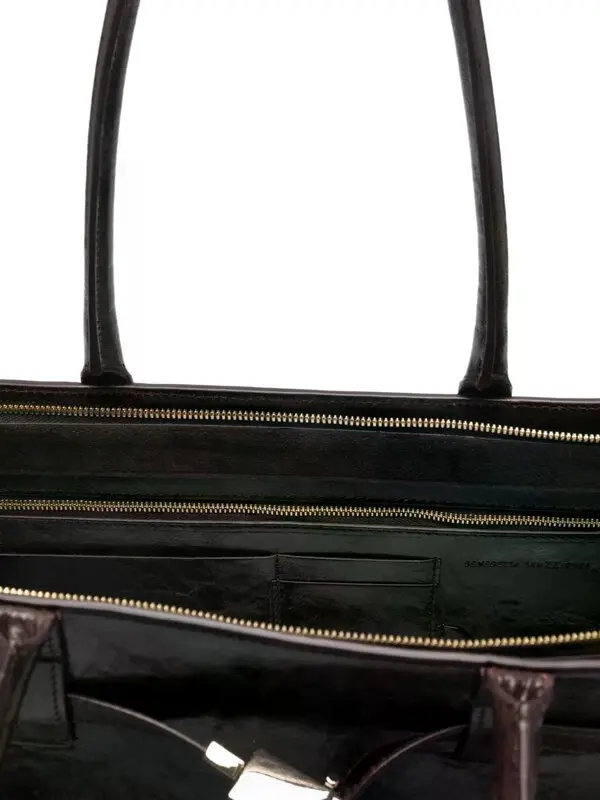 Benedetta Bruzziches Zip Tote Bag - Brown