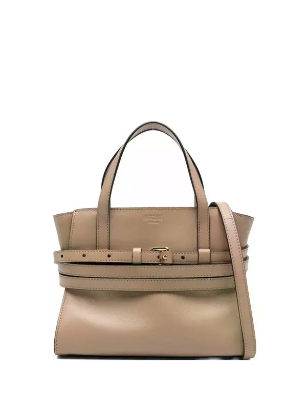 Moschino Buckle-strap Tote Bag - Neutrals