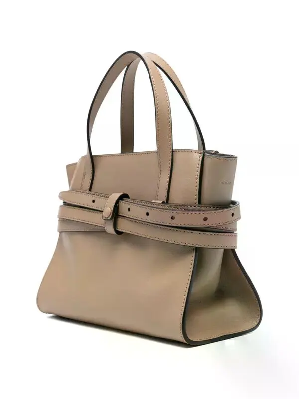 Moschino Buckle-strap Tote Bag - Neutrals