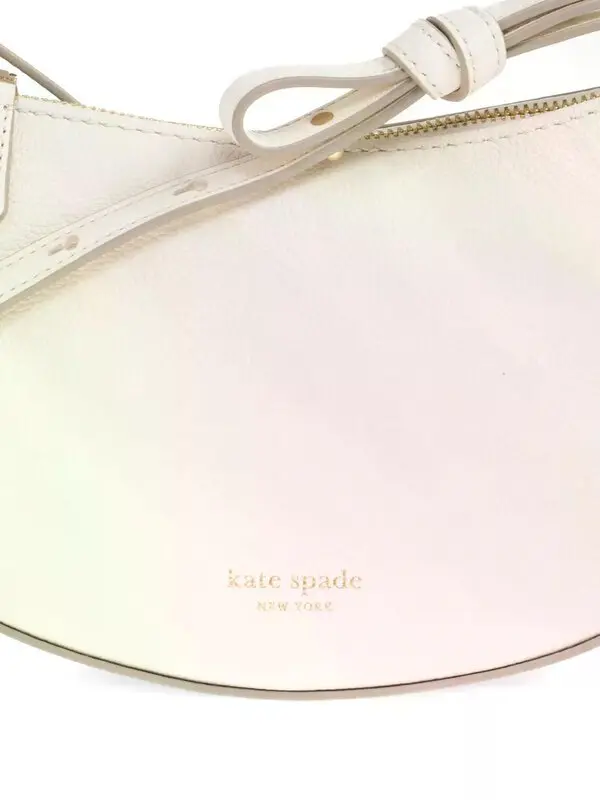 Kate Spade New York Crescent Leather Crossbody Bag - Neutrals