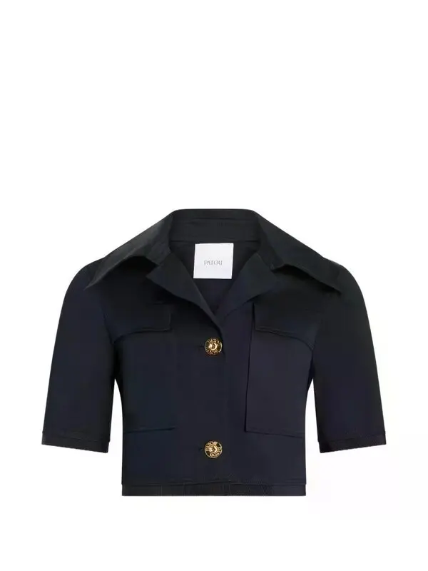PATOU Cropped Jacket - Blue