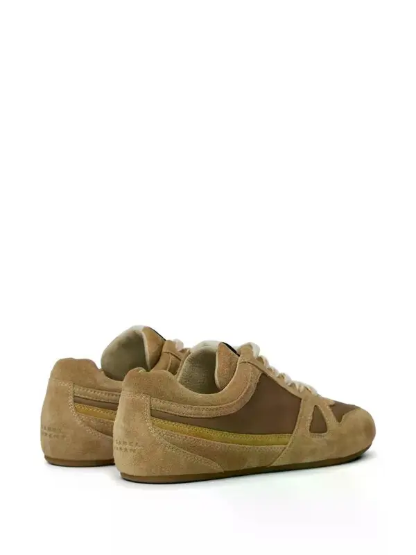Isabel Marant Étoile Senny Low-top Suede And Nylon Sneakers - Neutrals