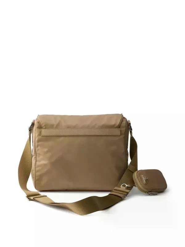 Prada Logo-plaque Shoulder Bag